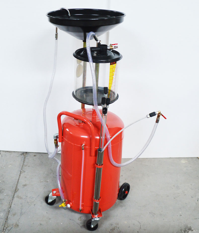 INTBUYING 20 Gallon Pressurized Portable Steel Oil Extractor and Oil ...