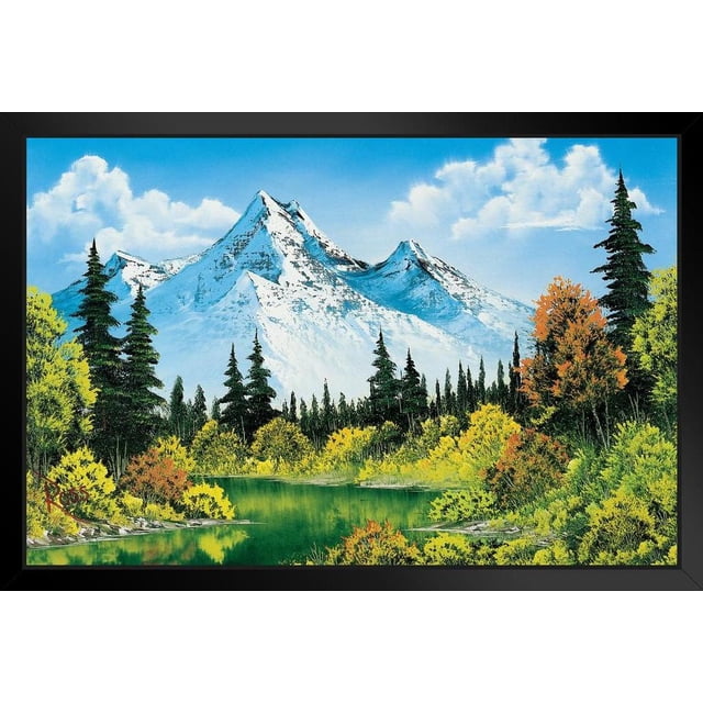Bob Ross Meadow Lake Canvas Art Print Bob Ross Poster Bob Ross ...