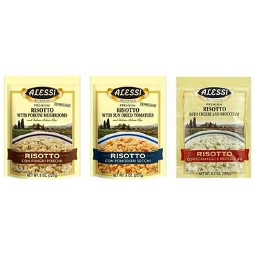 Alessi Autentico, Premium Seasoned Risotto, Italian KKS1 Arborio Rice ...