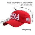relanfenk baseball caps male female neutral summer america flag ...