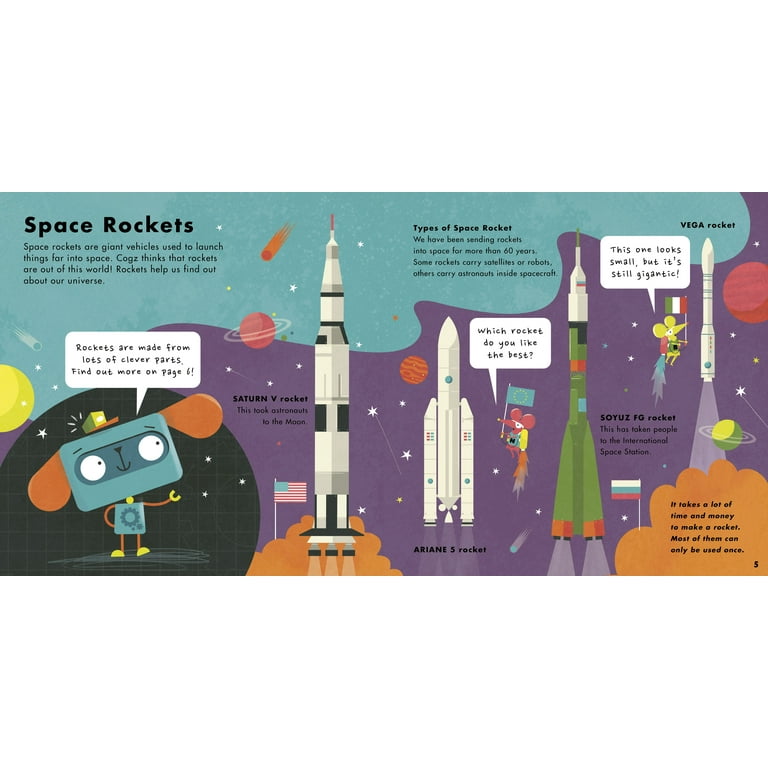 Space Rocket Book
