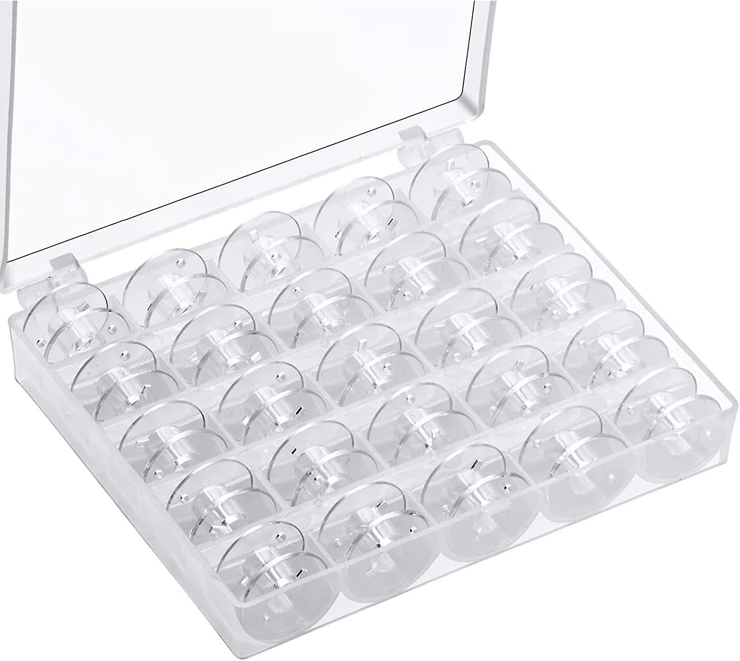 (25) fibras plásticas suyoo para máquinas de coser universales con caja ...