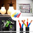 144Pcs Quick Splices Wire Terminals Quick Electrical Cable Connector T ...
