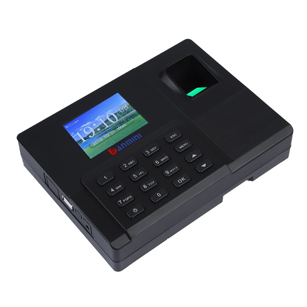 Kritne Clock Time Card Machine, Fingerprint Attendance Machine, 2.8 TFT ... Kritne Clock Time Card Machine, Fingerprint Attendance Machine, 2.8 TFT ...