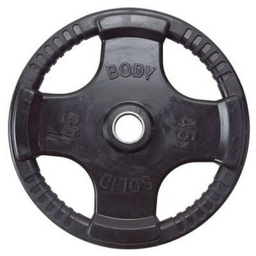 Body Solid ORCT255 Urethane Olympic Grip Weight Plate Set, 255 lbs ...