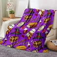 Harry Potter Flannel Throw Blanket, Halloween Soft Warm Nap Blanket ...