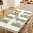 Abstract Green Gradient Placemats Set of 8, Sage Green and White ...