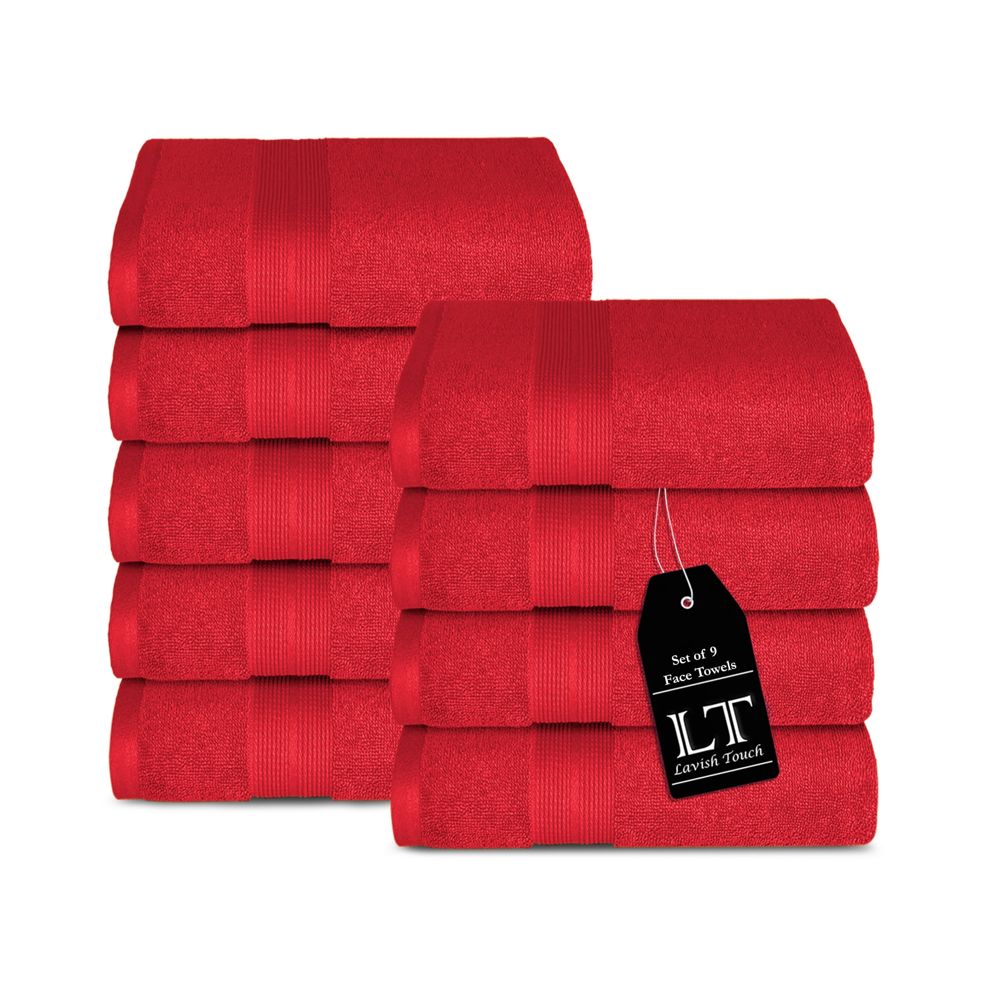 lavish-touch-650-gsm-100-cotton-9-pack-washcloths-set-13x13-premium