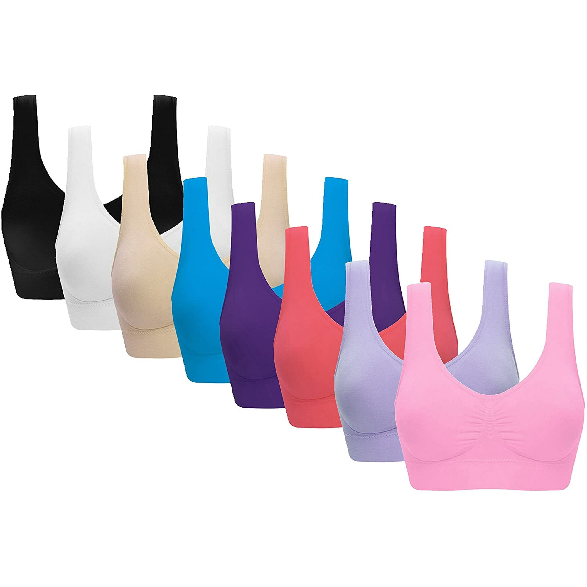 Click here for Akmi Womens Seamless Comfortable Sports Bra With R... prices