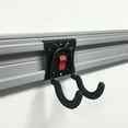 Hyper Tough Quick Release 3-inch U Hook, Wall Mount, Organizer Rail ...