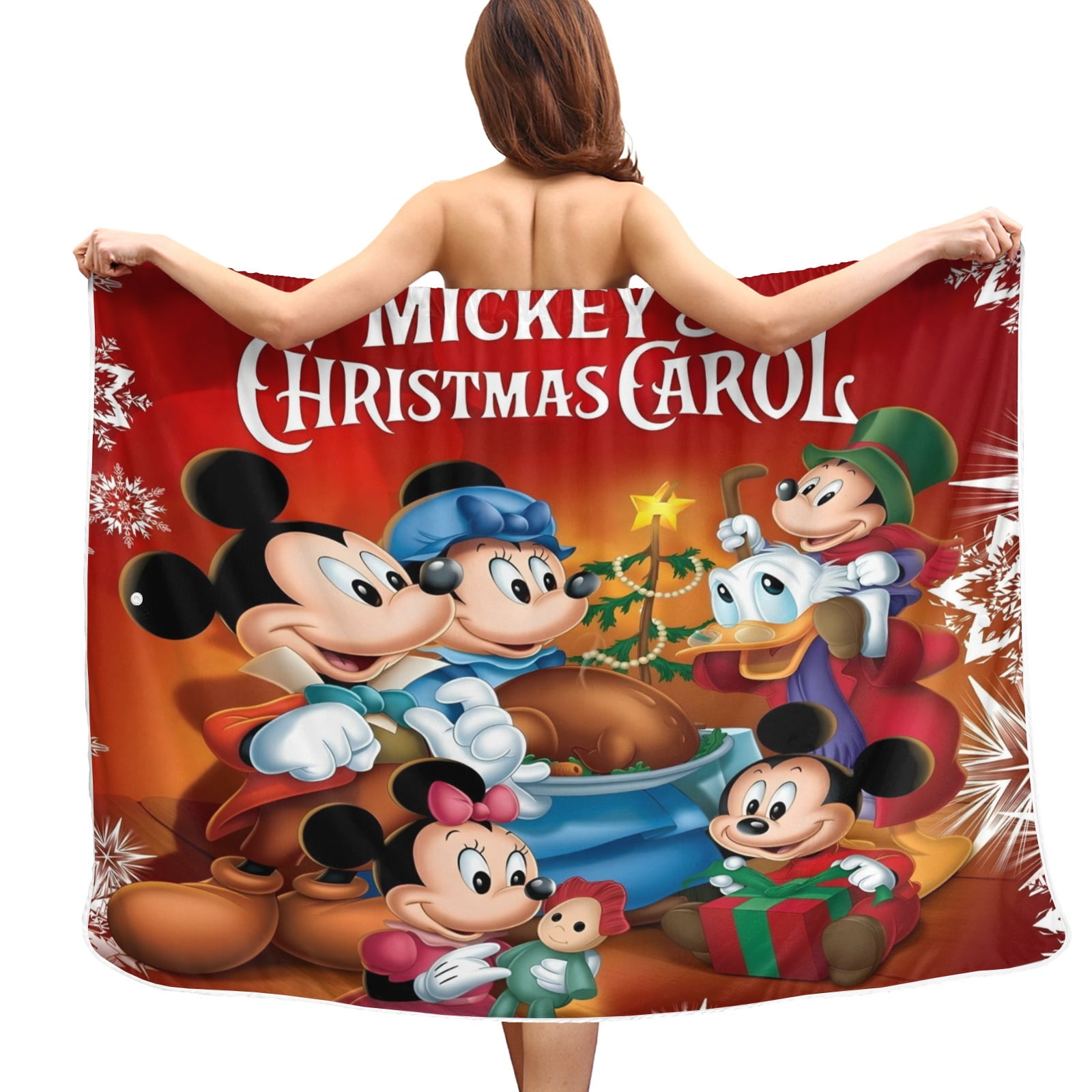 Click here for Damony Mickeys Christmas Carol Bath Wrap Towels Fo... prices