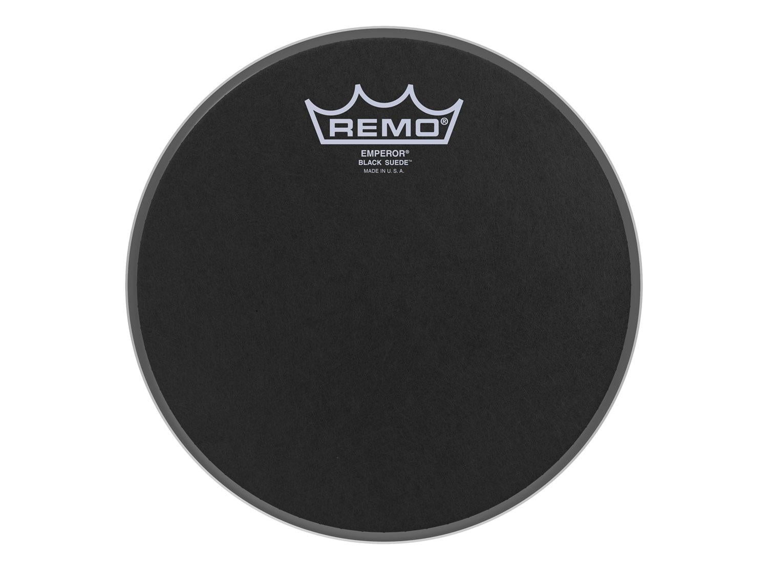 Remo Emperor Black Suede Drum Head (8") - Walmart.com