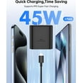 [2-Pack] 45W Super Fast Charger for Samsung S25 Ultra/S24 - USB C PPS ...
