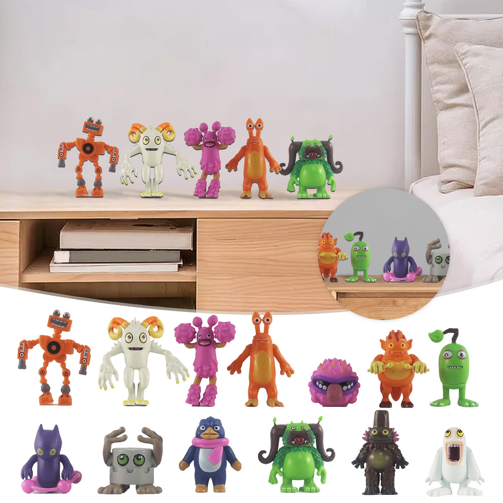 Toy for Kids 4.5-9cm Choir Handheld Model Ornament Dolls 13 Pouches ...