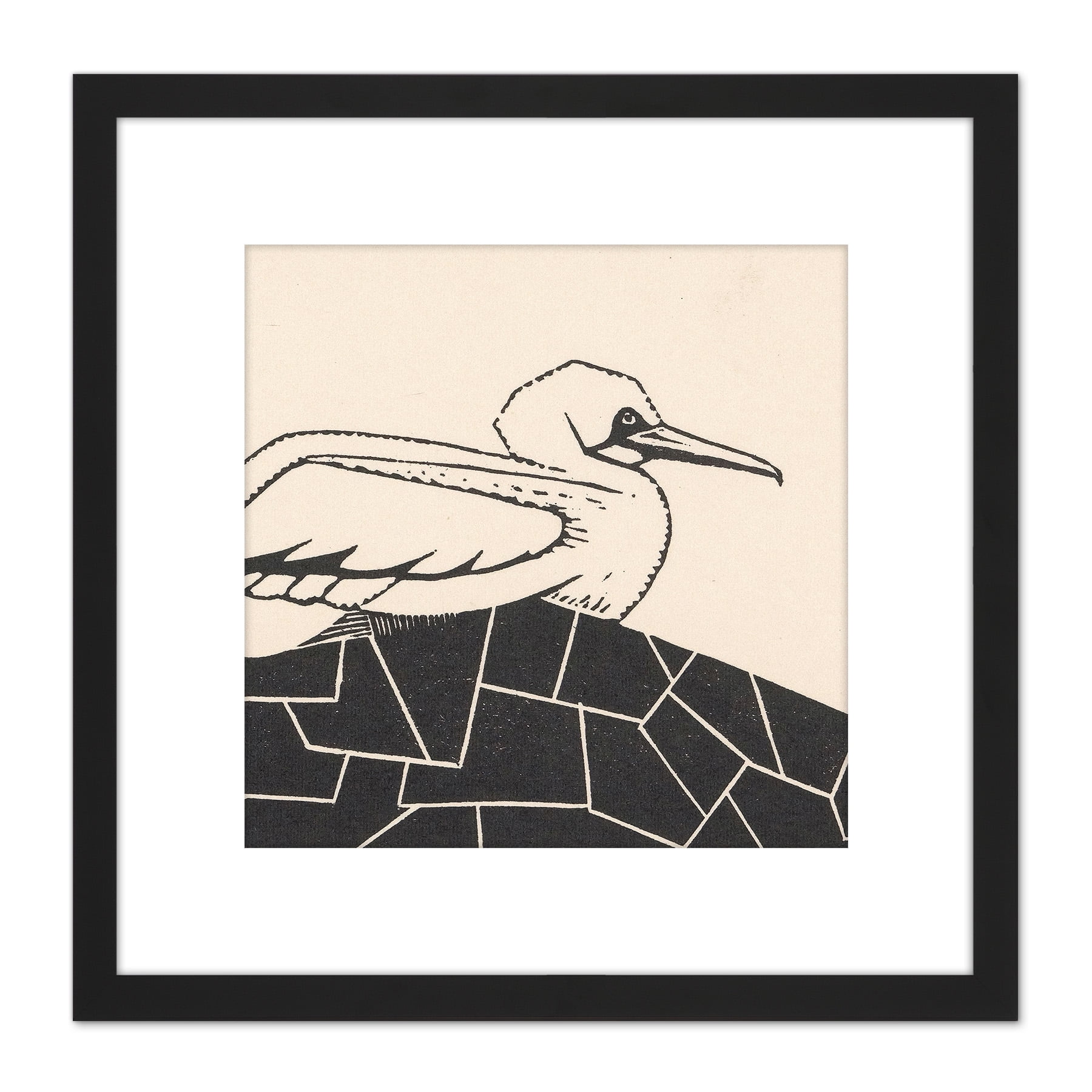 Samuel Jessurun De Mesquita Jan Van Gent 8X8 Inch Square Wooden Framed ...