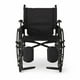 Medline K4 Extra-Wide Lightweight Wheelchair, 22" Wide Seat, Removable ...