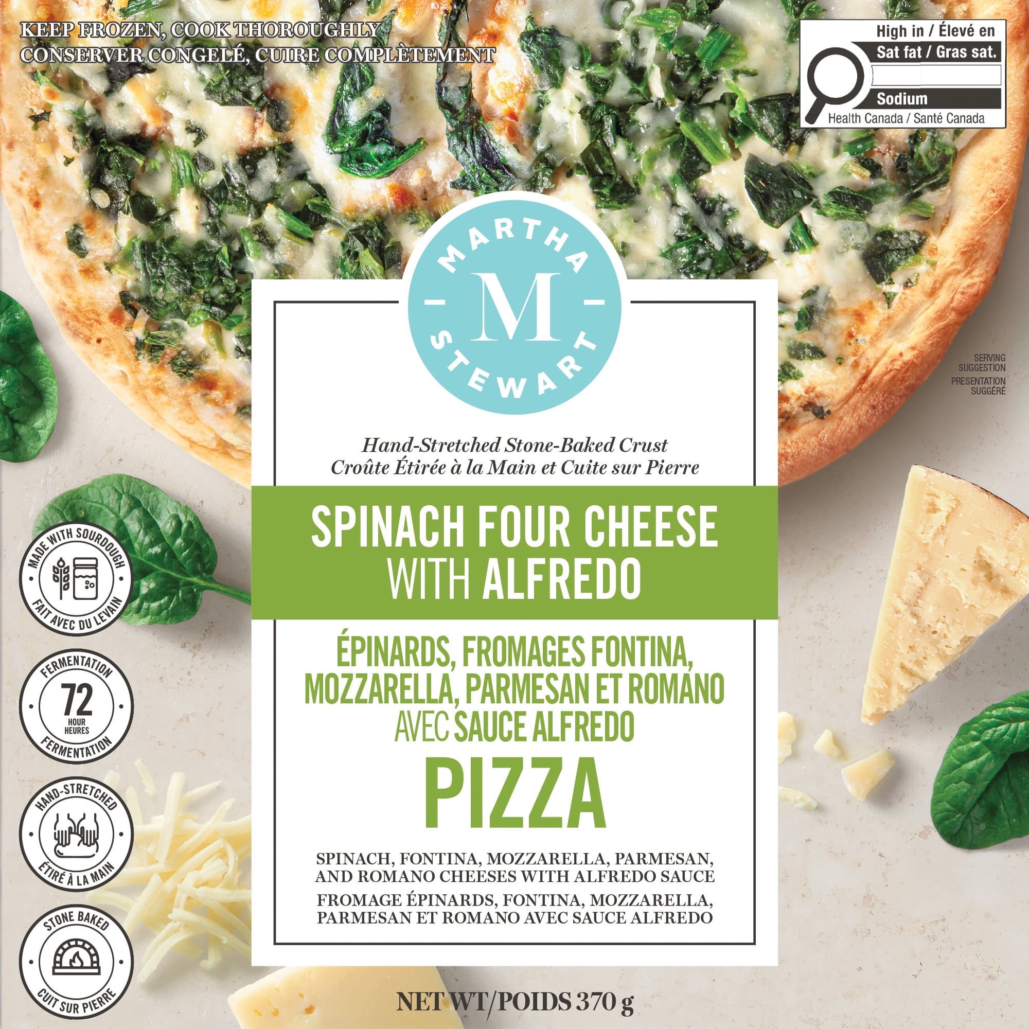 Click here for Martha Stewart Spinach Four Cheese Stone-Baked Piz... prices
