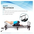 Pilates Reformer Pull Up Bar - Sturdy Steel Frame for Upper Body ...