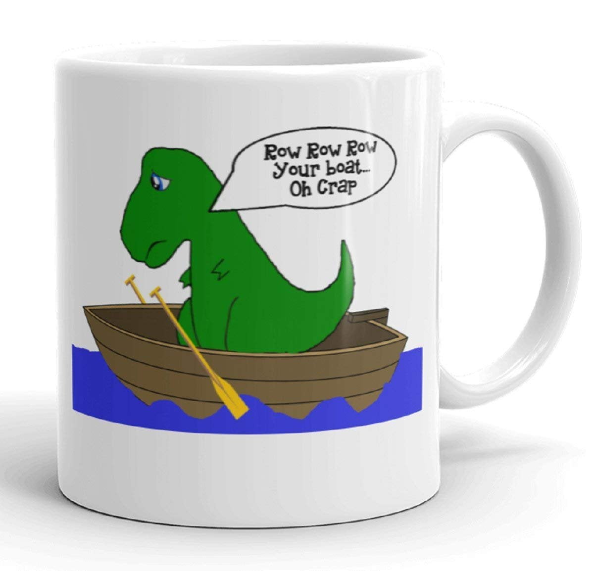 Funny Humor T Rex Dinosaur Novelty Pun Coffee Tea Mug 11 Ounce