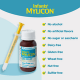 Mylicon Infants' Gas Relief Dye Free Drops, 1 fl oz - Walmart.com