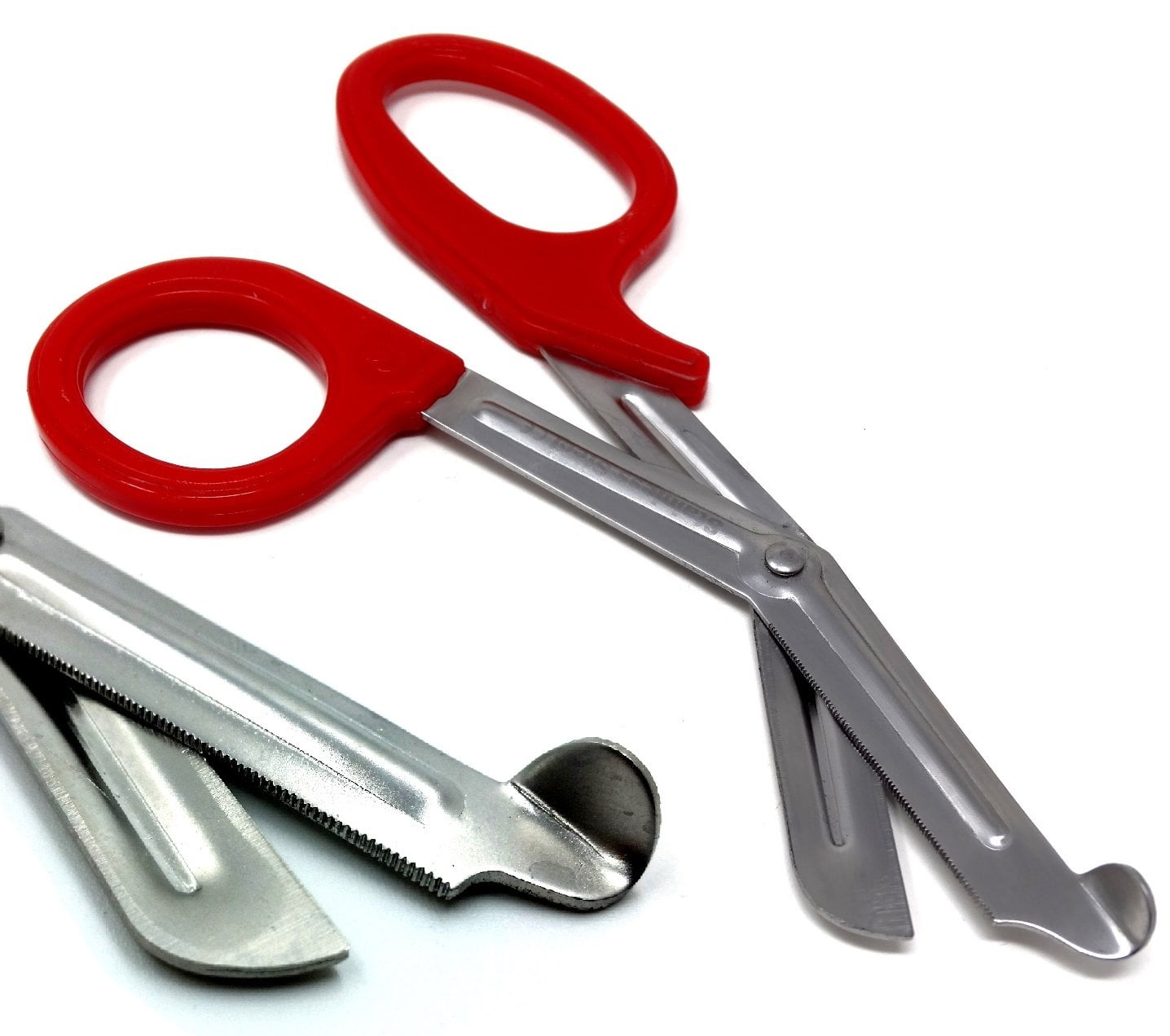 Red Handle with Stainless Steel Blades Trauma Shears 7.25" - Walmart.com
