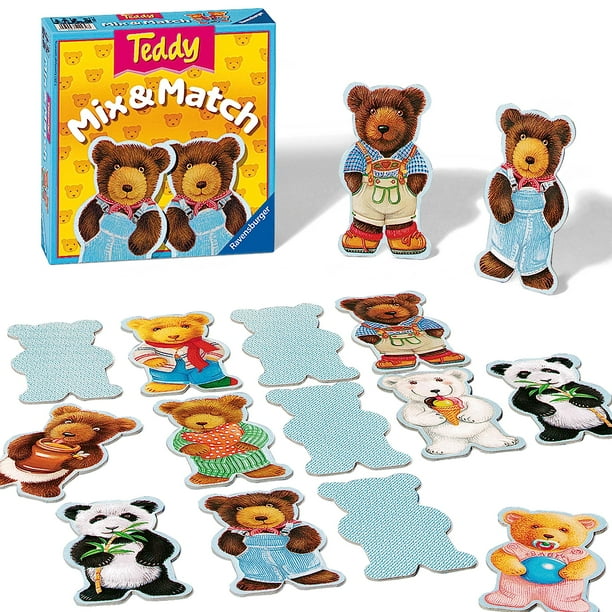 Juego infantil interactivo Ravensburger Teddy Mix & Match | Bodega ...