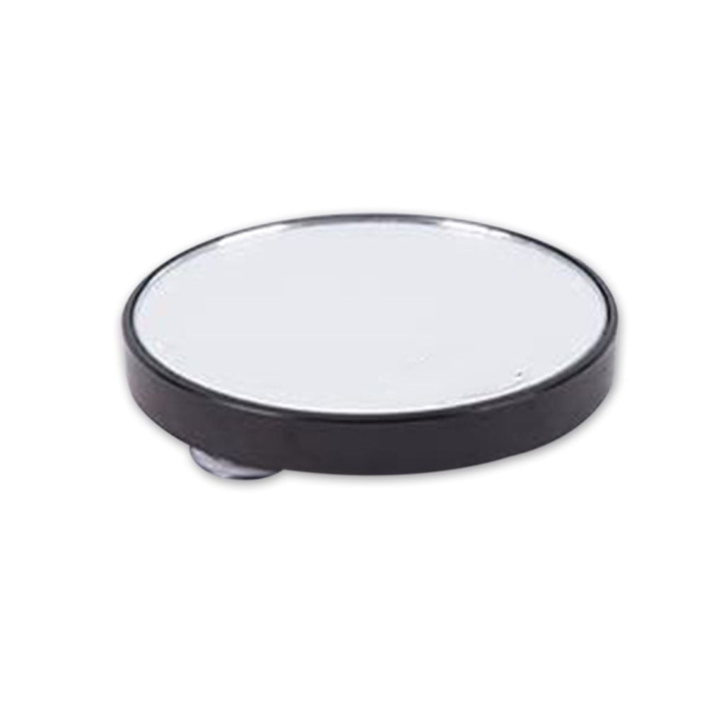Linyer Portable Suction Cups Small Round Shaped Magnifying Mirror LED ...