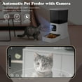 Automatic Cat Feeder with Camera, Automatic Cat Food Dispenser, 2.4G ...