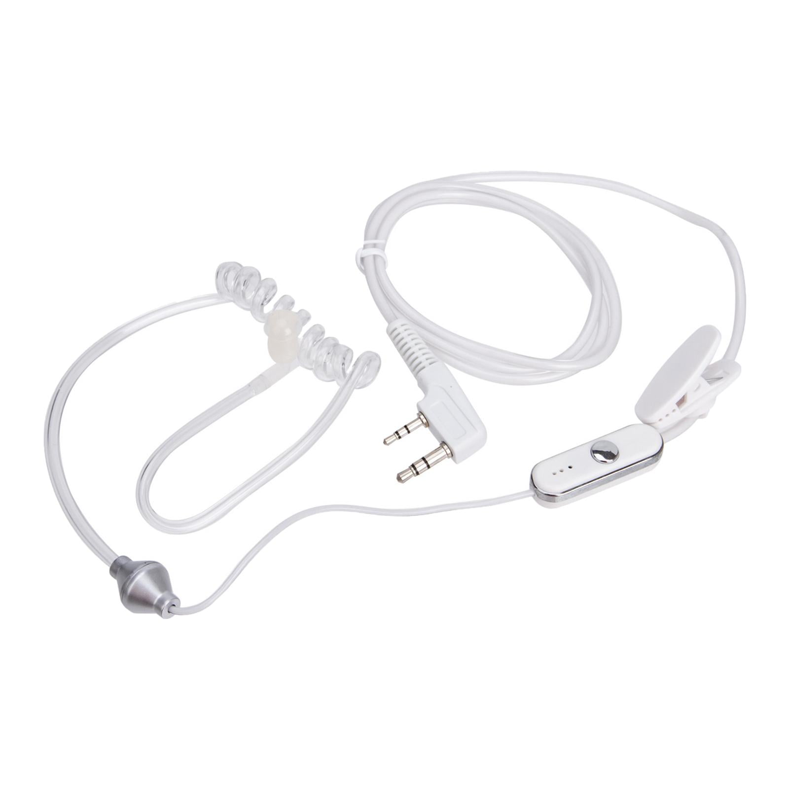 2 Pin Earpiece Two Earpiece Single Wire Earhook Headset with Mic ...
