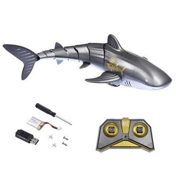 2.4g Children Simulation Shark Remote Control Fish Electric Prank Toy ...