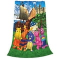The Backyardigans Flannel Blanket Ultra-Soft Micro Fleece Throw Blanket ...