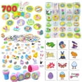 Joyfy Easter Crafts Kit with 500 Stickers, 144 Easter Shapes Adhesive ...