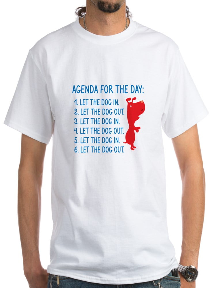 CafePress - Agenda For The Day White T Shirt - Men's Classic T-Shirts ...