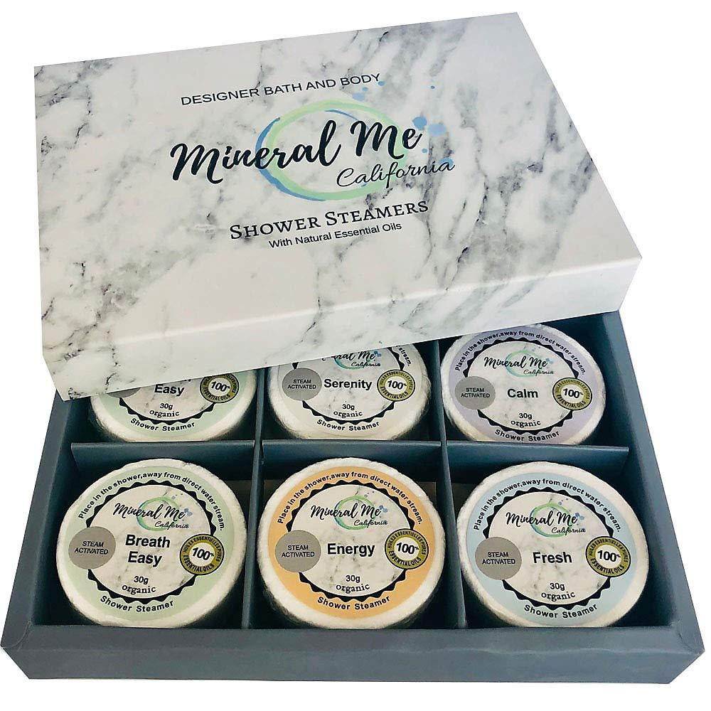 Shower Bombs Worganic Essential Oils Set Of 6 Aromatherapy Steamers For Vaporizing Steam Spa