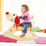 Hape Rock and Ride Kids Wooden Rocker Puppy Ride On Toy w/ Handles for ...
