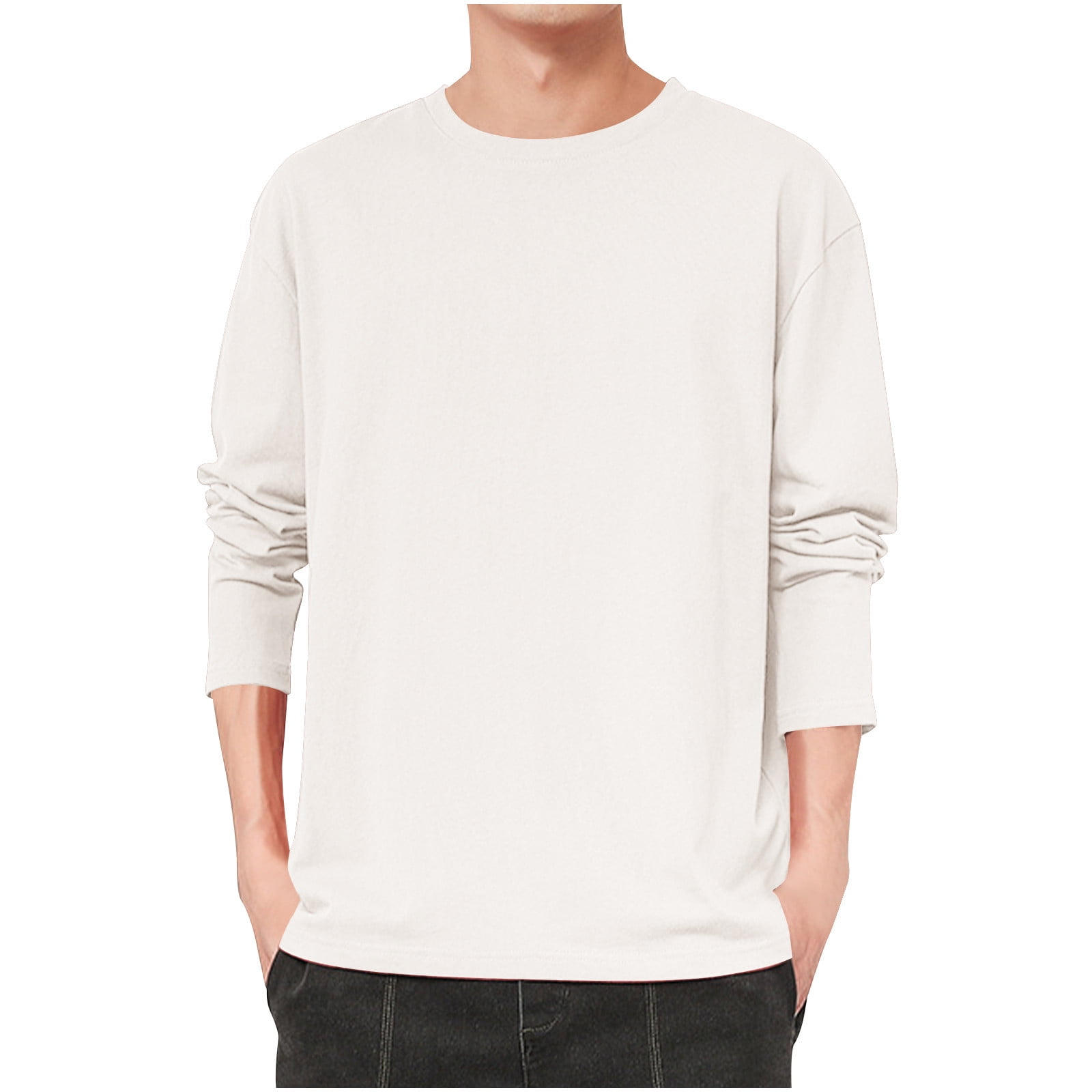 Click here for Zbxnli Mens Long Sleeve Tee Shirts Plain Classic T... prices