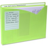 C-Line Write-On Poly File Jackets, Letter Size, Assorted Colors, Pack ...