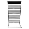 Modern Black 4 Tiers Magazine Rack Magazine Display Stand, 4-tier ...