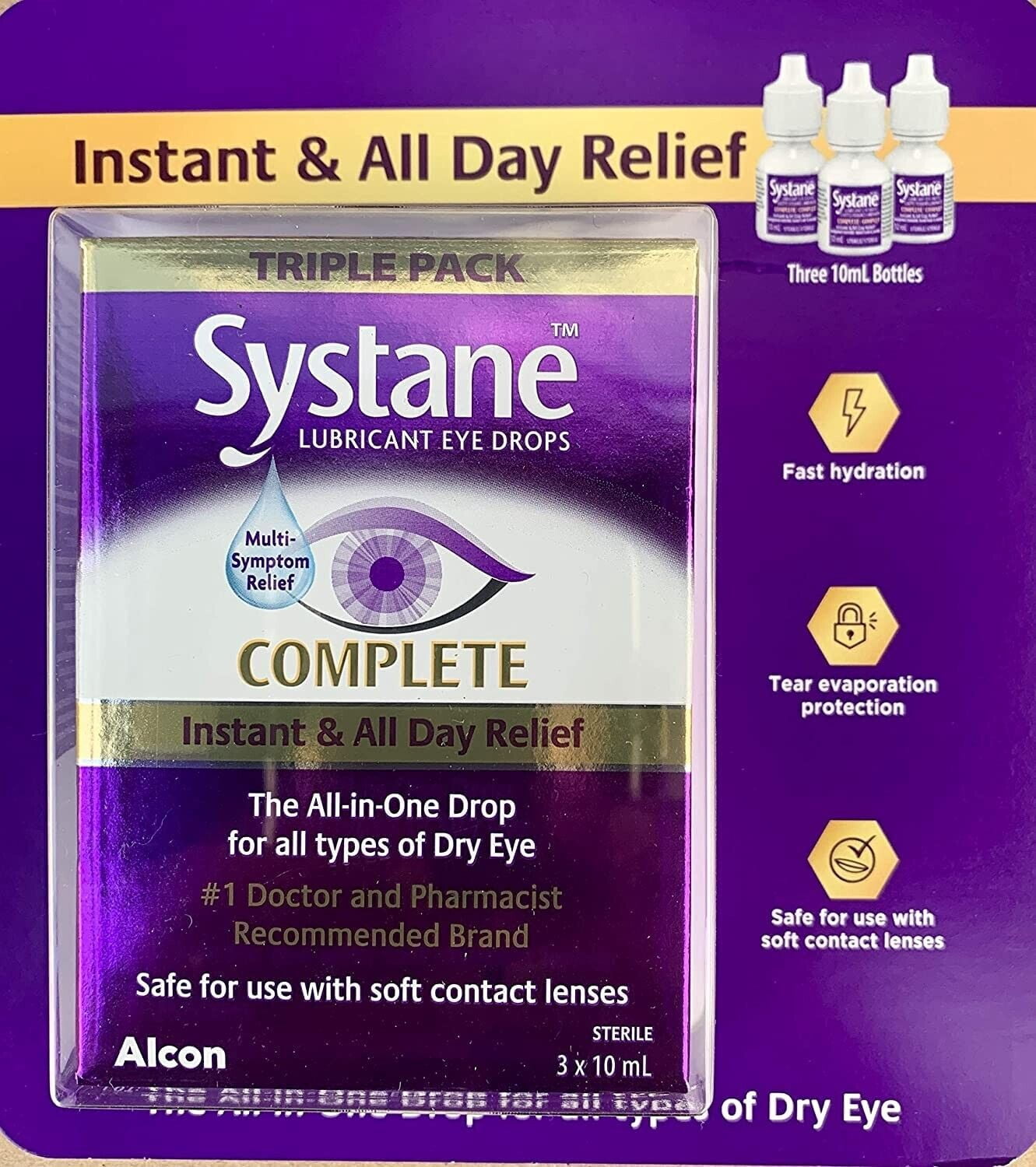 Systane Complete Trio Pack Lubricant Multi Symptom Philippines | Ubuy