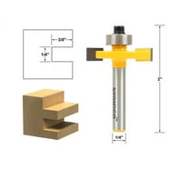 Yonico Small Door Panel & Baseboard Ogee Molding Router Bit - 1/4 ...