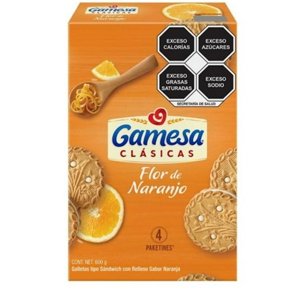 Pack de 12 Galletas Flor de Naranjo Gamesa de 600g Gamesa Flor de ...