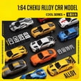 1:64 Scale Die-Cast Alloy Sports Car Model Set, Multi-Color Mini ...