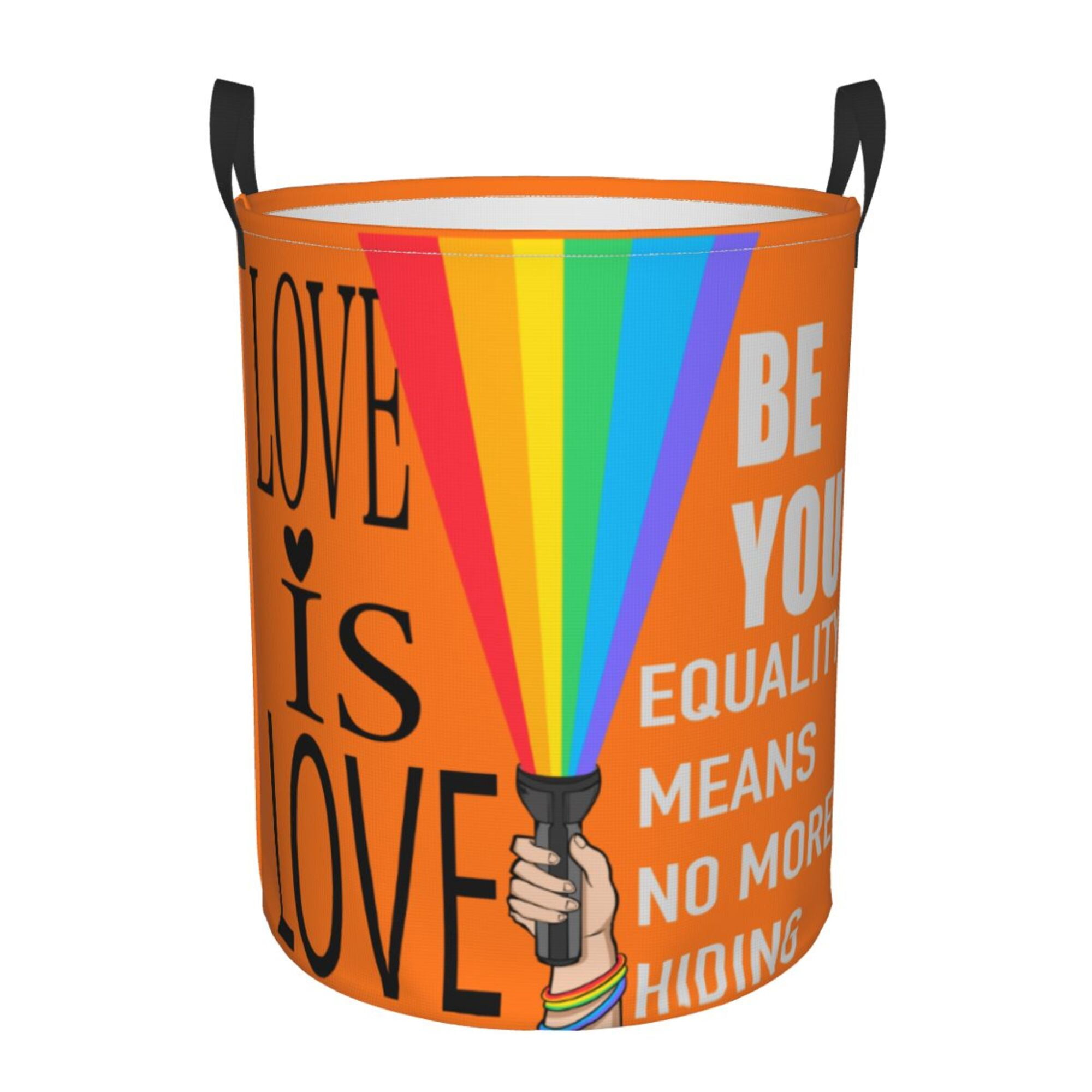 DouZhe Waterproof Collapsible Large Laundry Baskets, Rainbows LGBT ...