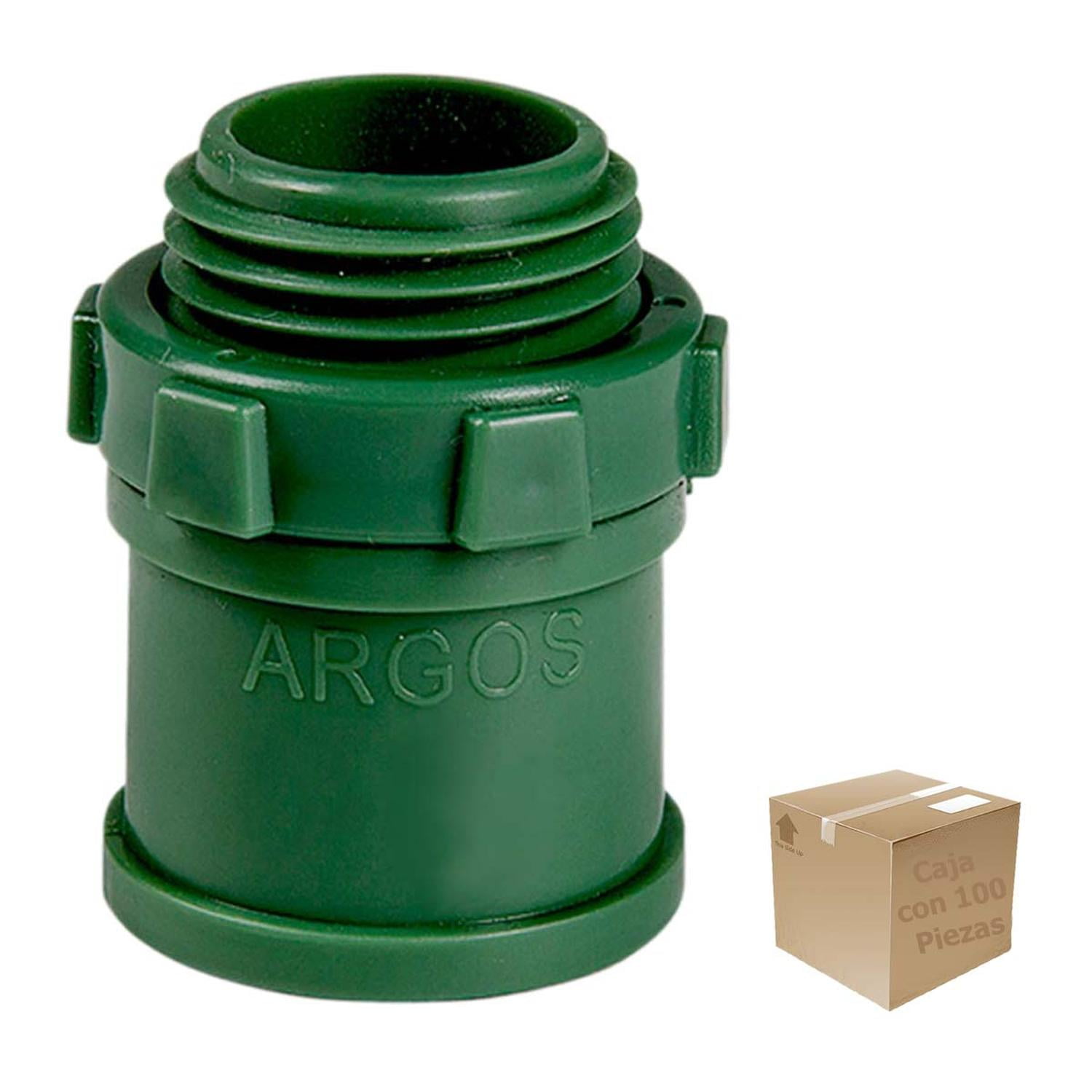 100 Pzs Conector Con Rosca Conduit Pvc Ligero Verde 1 Pulg verde 1 ...