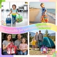 6PCS Large Toy Storage Bags, Reusable Transparent PVC Toy Boxes, High ...