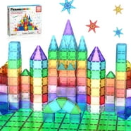 Little Pi Toys Princess Castle Magnetic Building Blocks Playset - 102 ...
