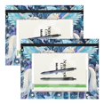 ALAZA Beautiful Unicorns Pattern Pencil Pouch 3 Ring Binder with Clear ...