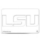 NCAA LSU Tigers Collegiate 'LSU' Multi-Purpose Stencil - Walmart.com
