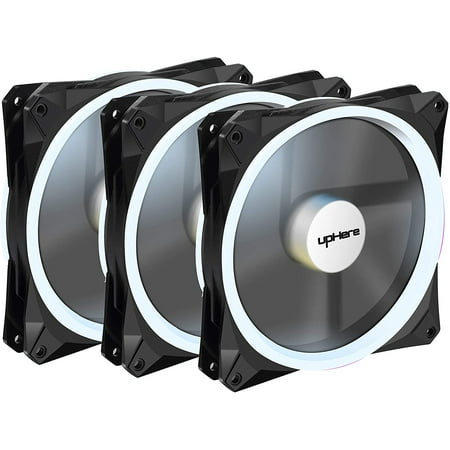 Halo Ring Led 140mm case Fan 3 Pack Hydraulic Bearing Quiet Cooling ...