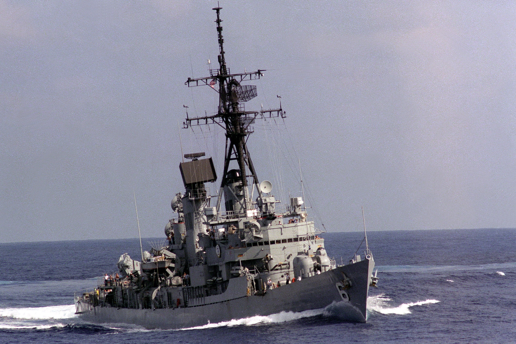 24x36 gallery poster, USS Barney (DD-956 DDG-6) - Walmart.com